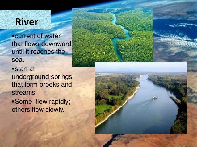 Different Land And Water Forms
