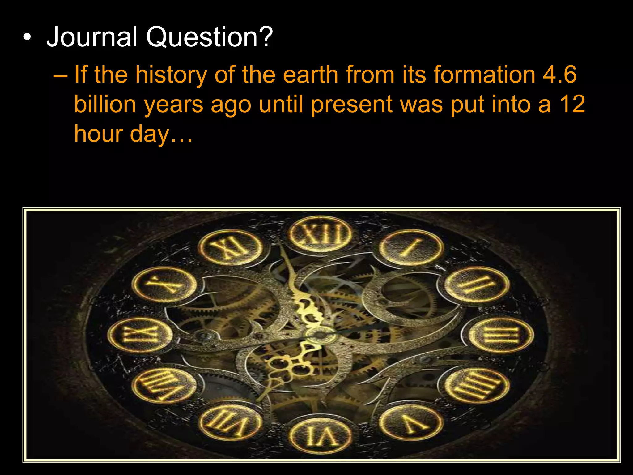 Earth System History, Timeline of Earth Events, Geology Lesson ...