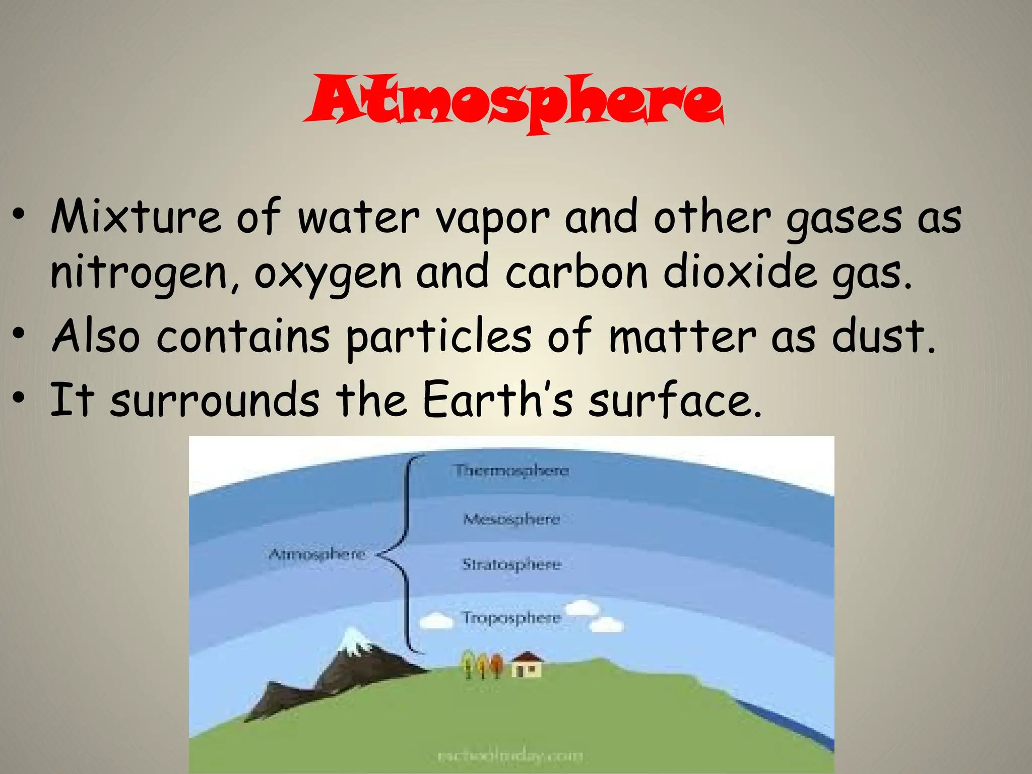 Earth Systems.pptx grade 6 integrated science | PPTX