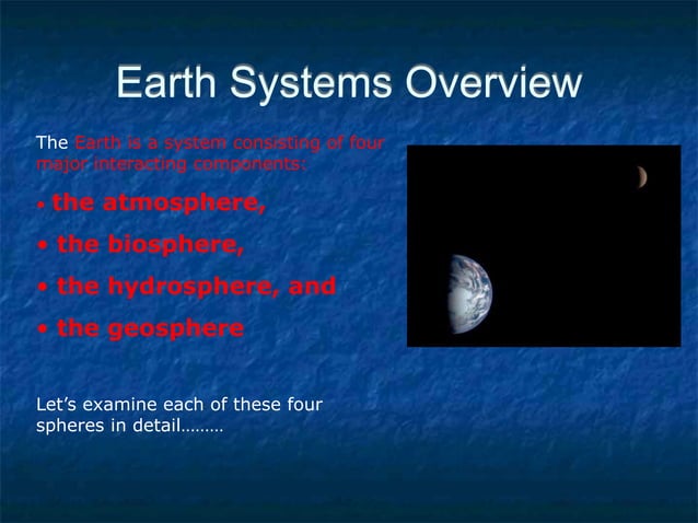 earth systems spheres use.ppt