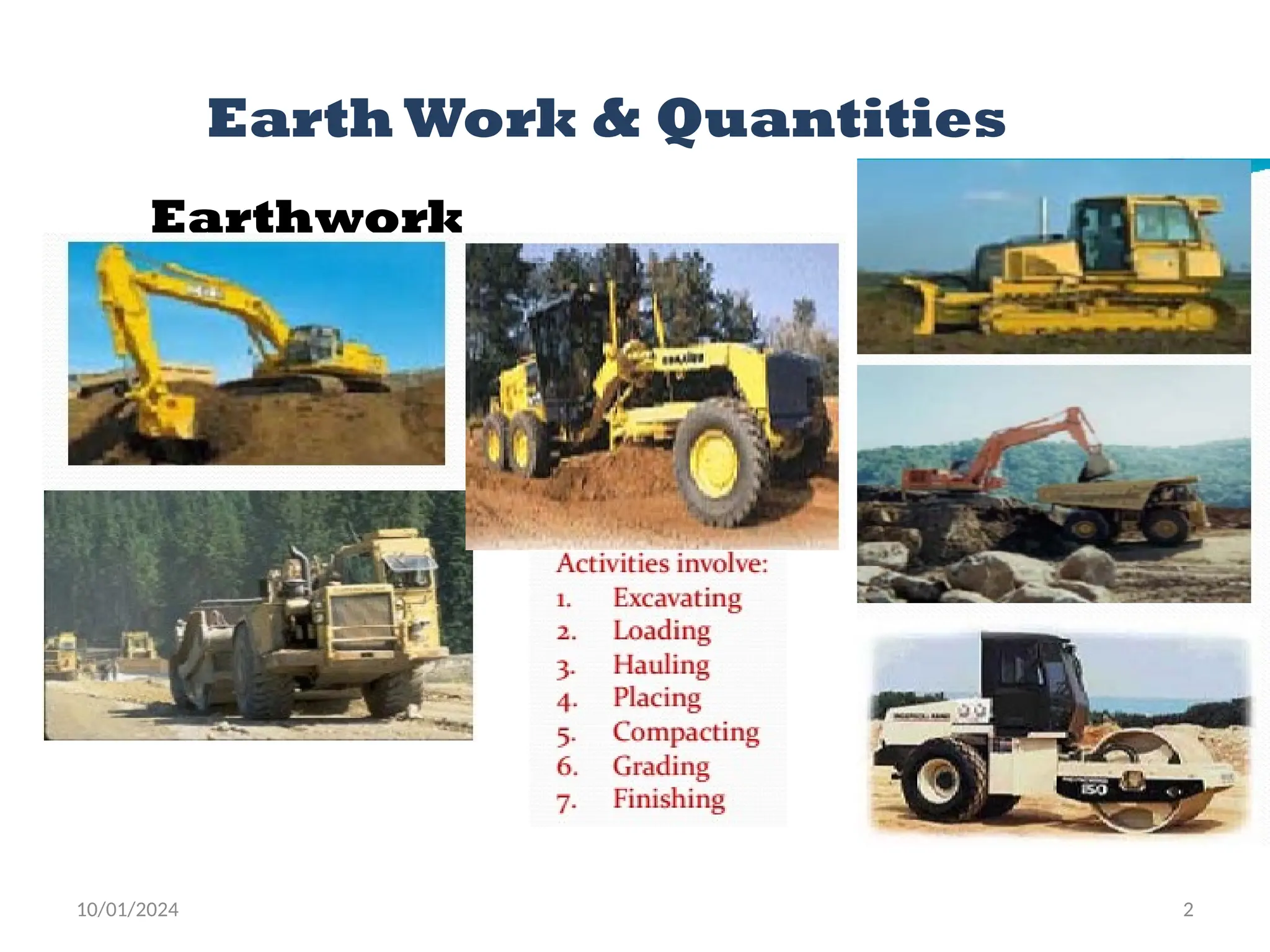 earthwork and drainage.pptx rdrstrtrdfret | PPT