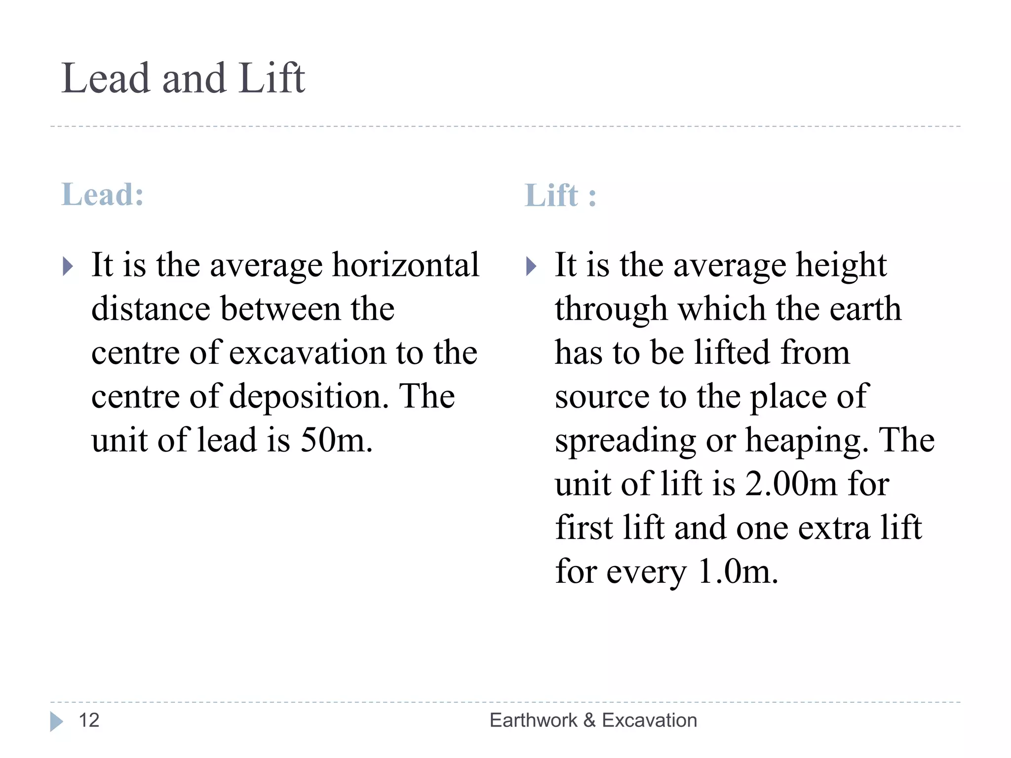 Earthwork and excavation | PPTX
