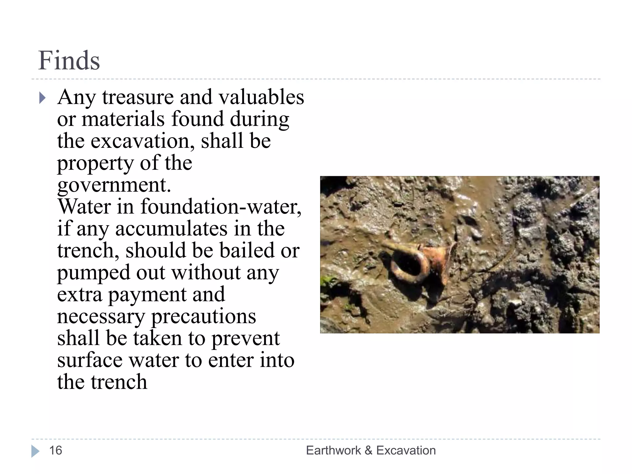 Earthwork and excavation | PPTX