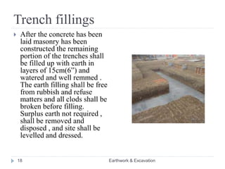 Earthwork and excavation | PPTX