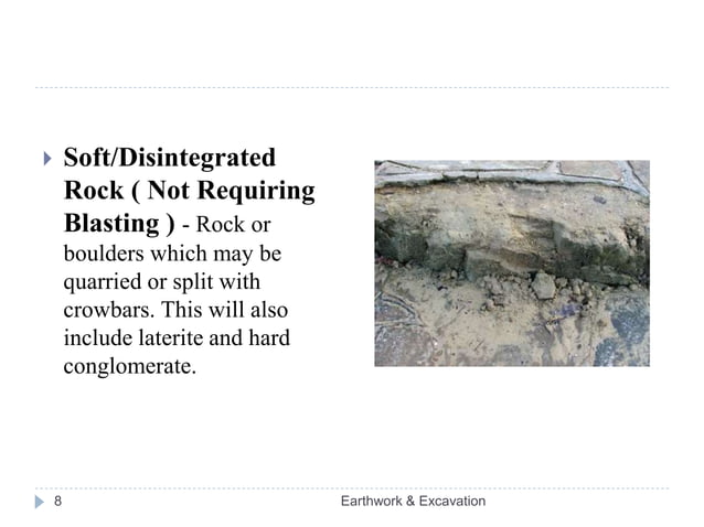 Earthwork and excavation | PPTX | Geology | Science