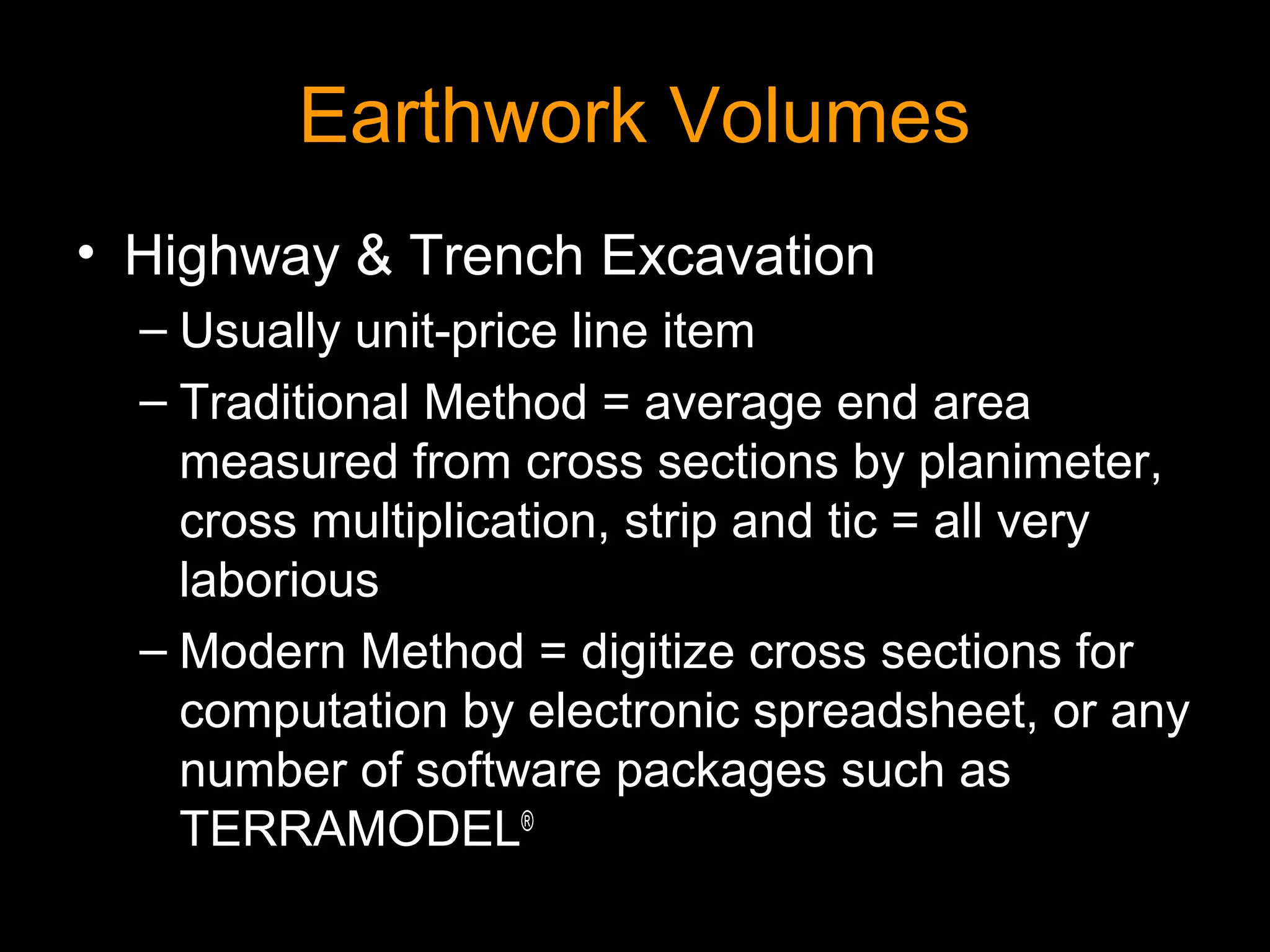 Earthwork notes | PPT