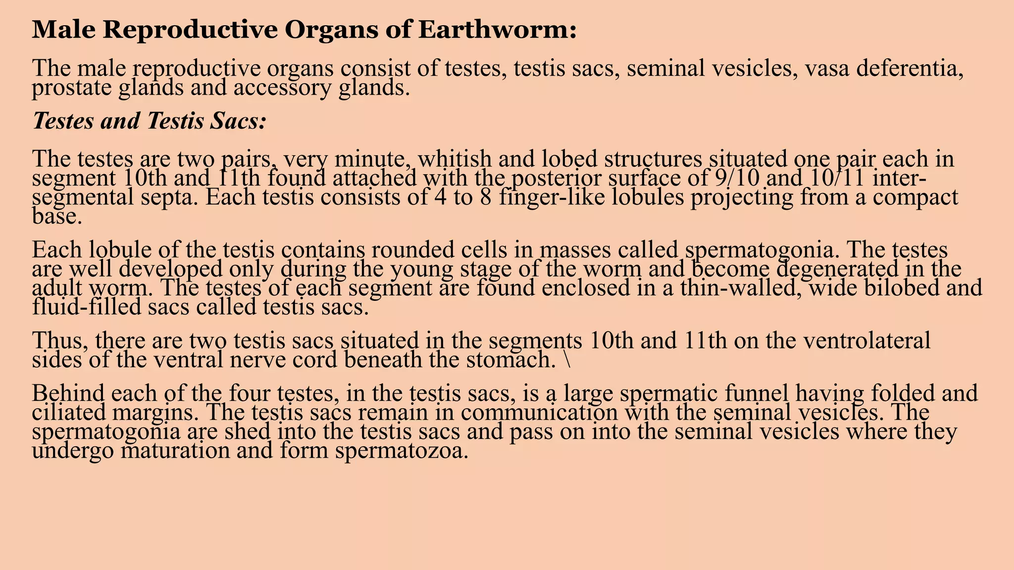 Earthworm reproduction | PPTX