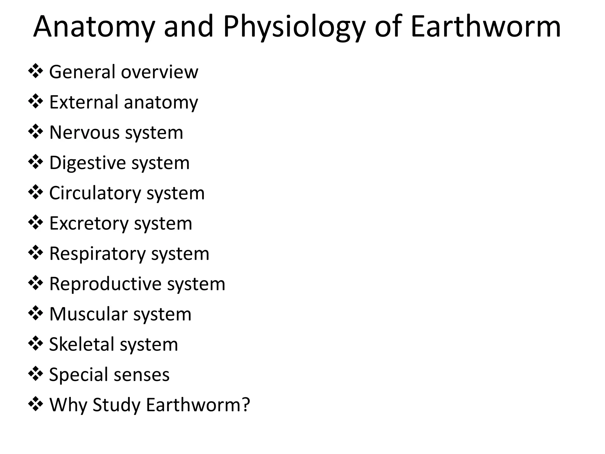 Earthworm presentation | PPTX