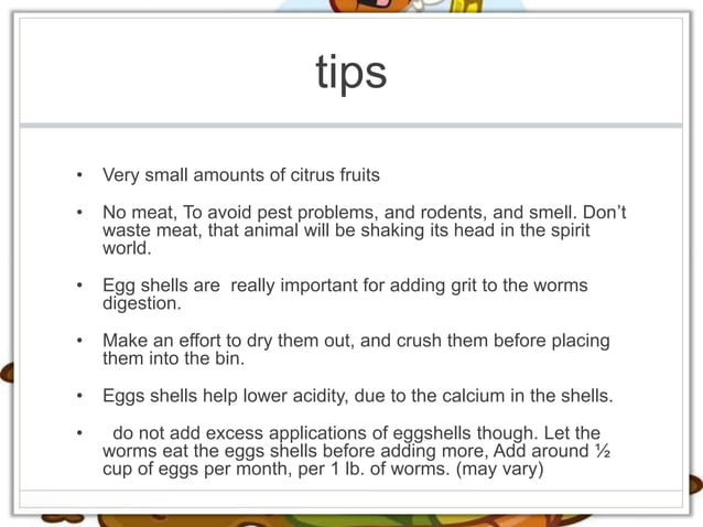 Vermicomposting of earthworms and the culture | PPT