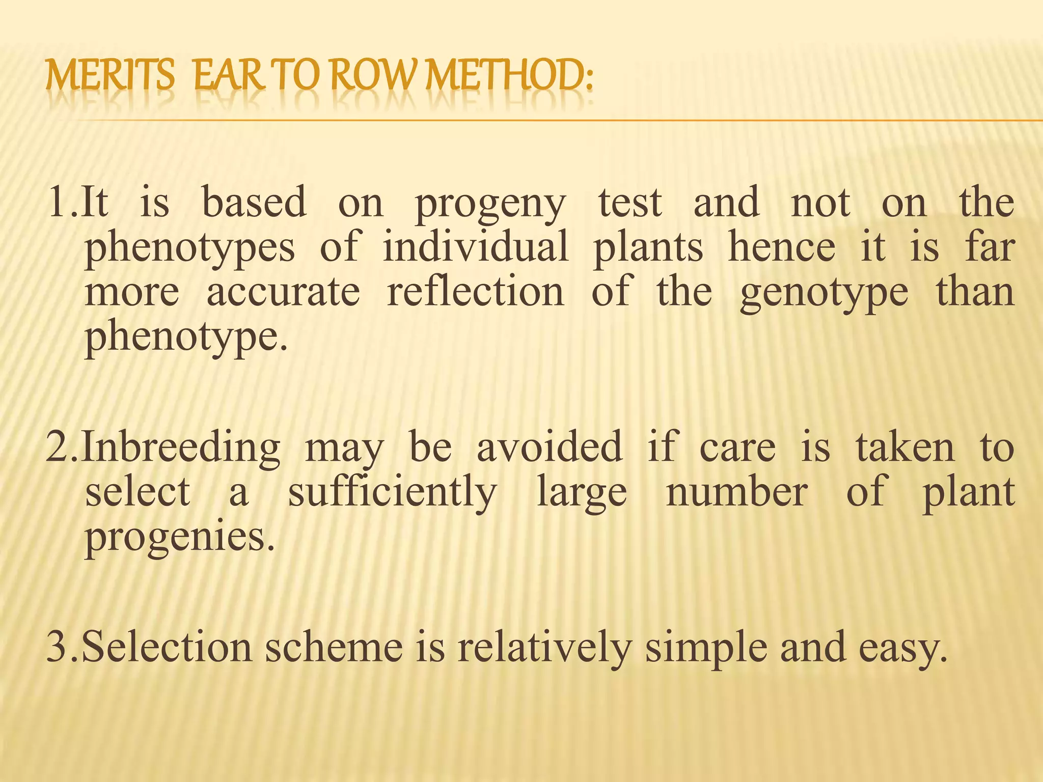 Ear to row method | PPTX