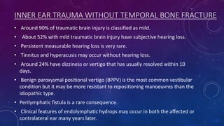 Ear trauma | PPTX