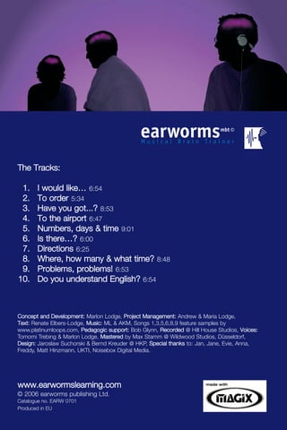 Earworms rapid japanese booklet | PDF