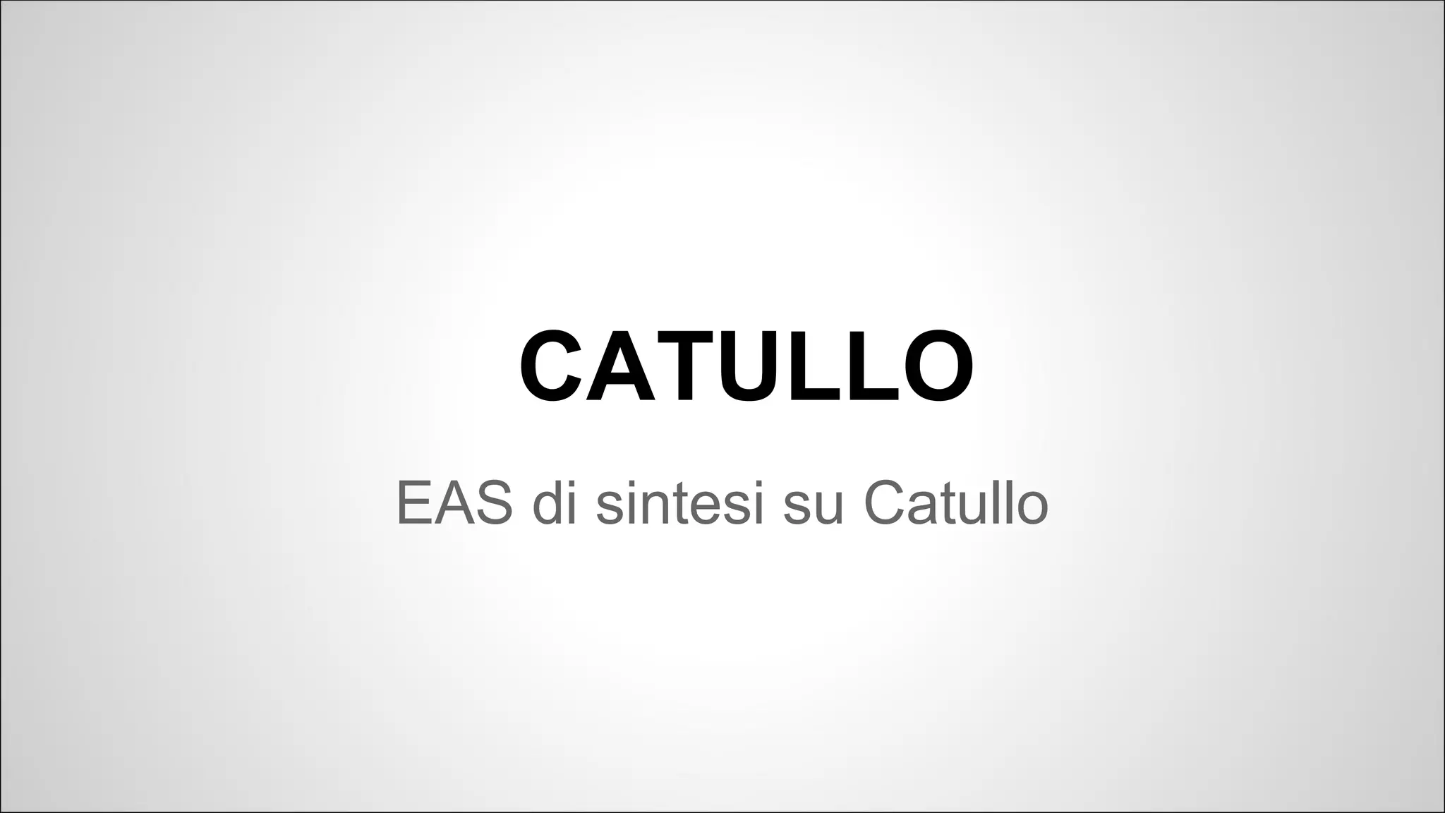 Eas catullo copia | PPT