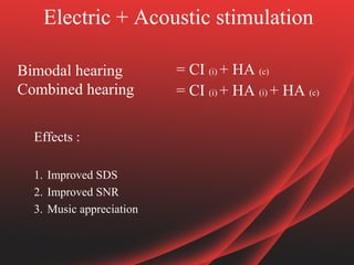 Electro Acoustic Stimulation ( EAS ) | PPT