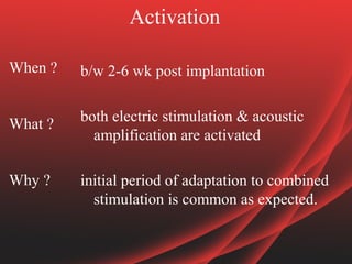 Electro Acoustic Stimulation ( EAS ) | PPT