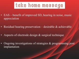 Electro Acoustic Stimulation ( EAS ) | PPT