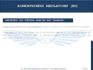 EASA Airworthiness Regulations Structure | PDF
