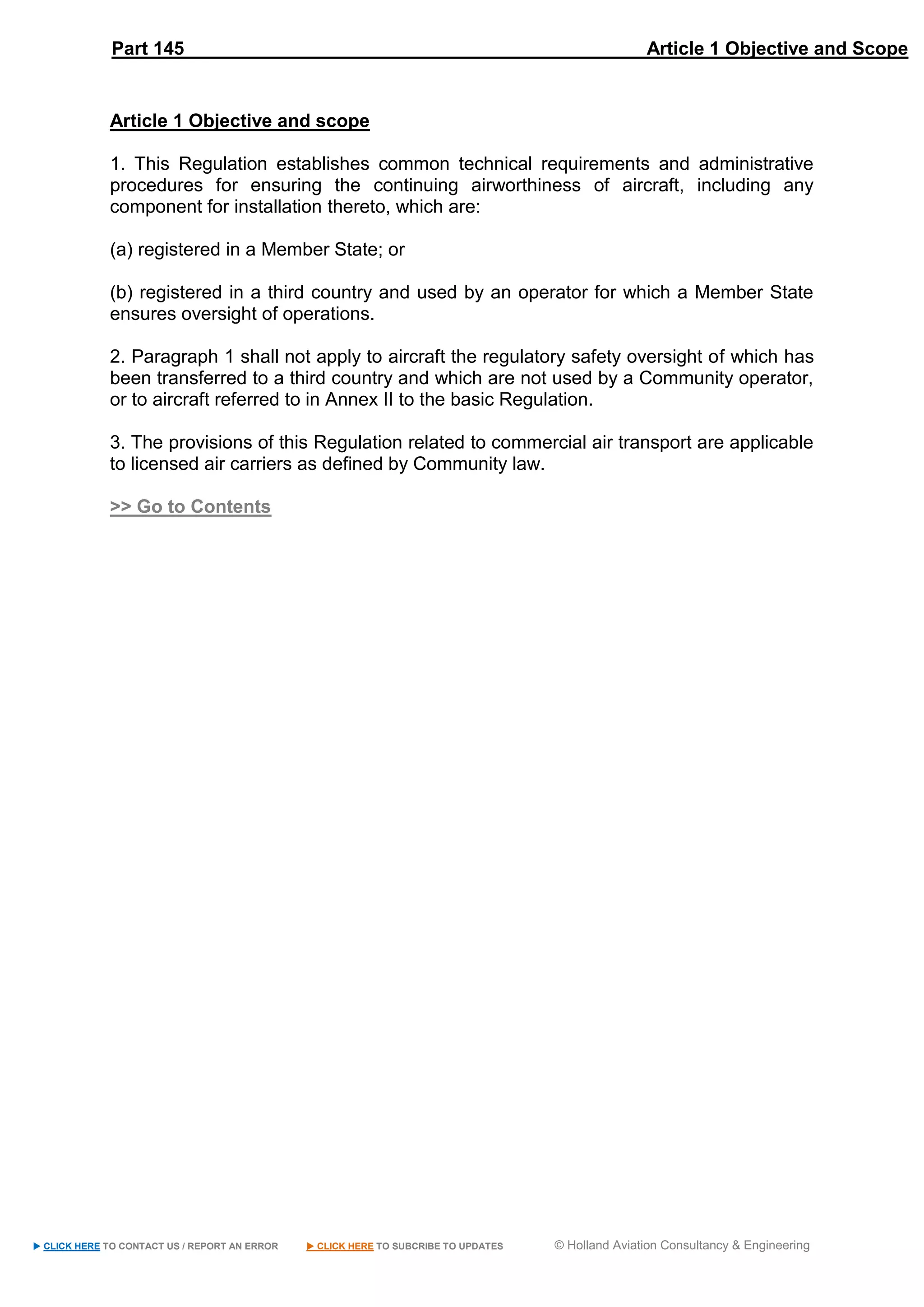 Easa e regulations part-145 | PDF | Aviation Industry | Industries