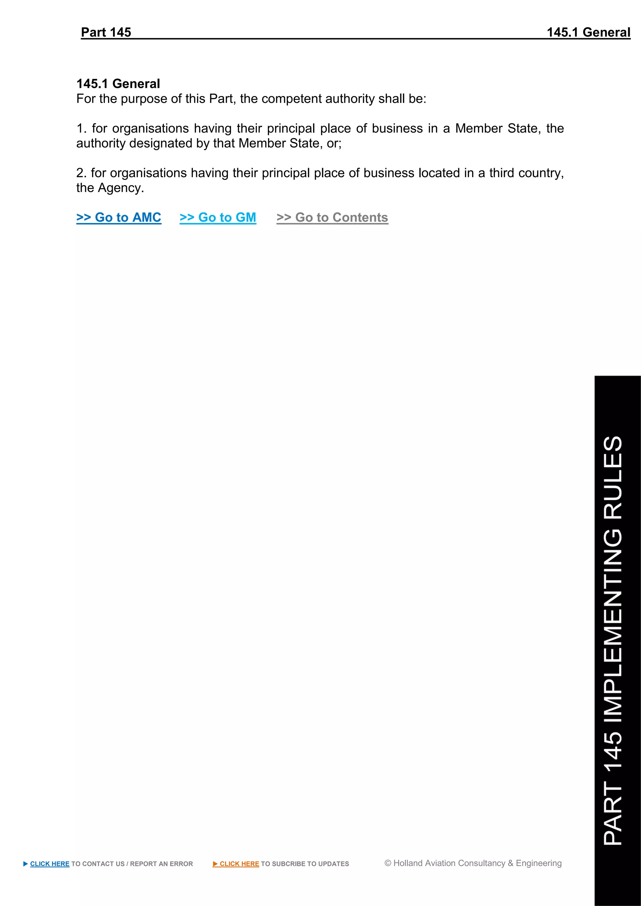 Easa e regulations part-145 | PDF | Aviation Industry | Industries