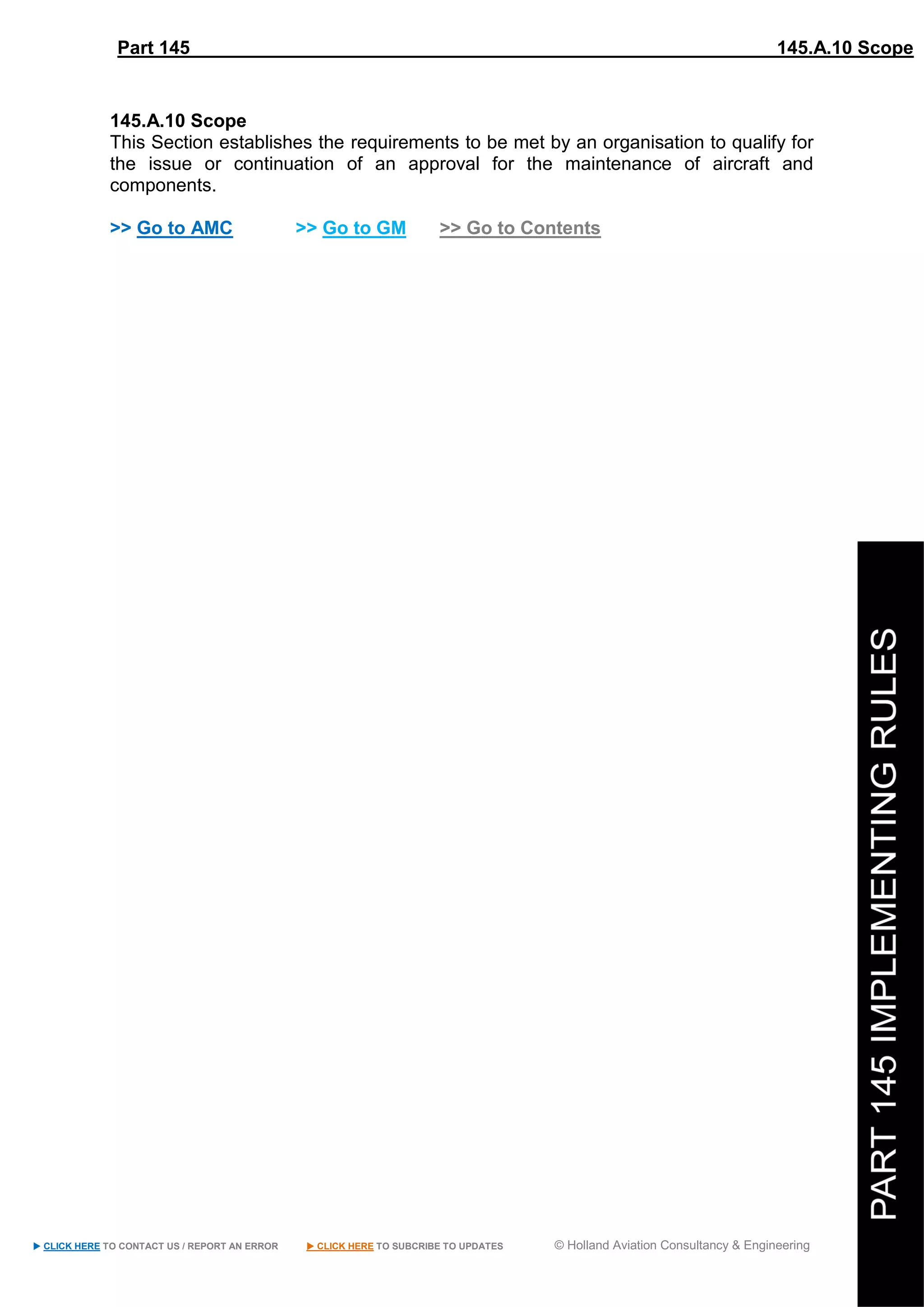 Easa e regulations part-145 | PDF | Aviation Industry | Industries