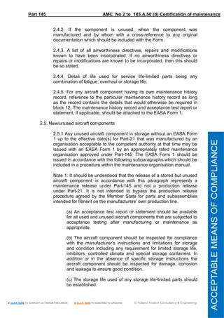 Easa e regulations part-145 | PDF