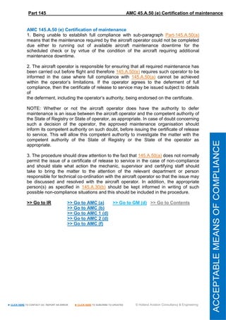 Easa e regulations part-145 | PDF