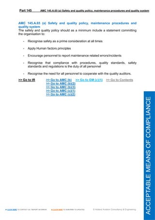 Easa e regulations part-145 | PDF