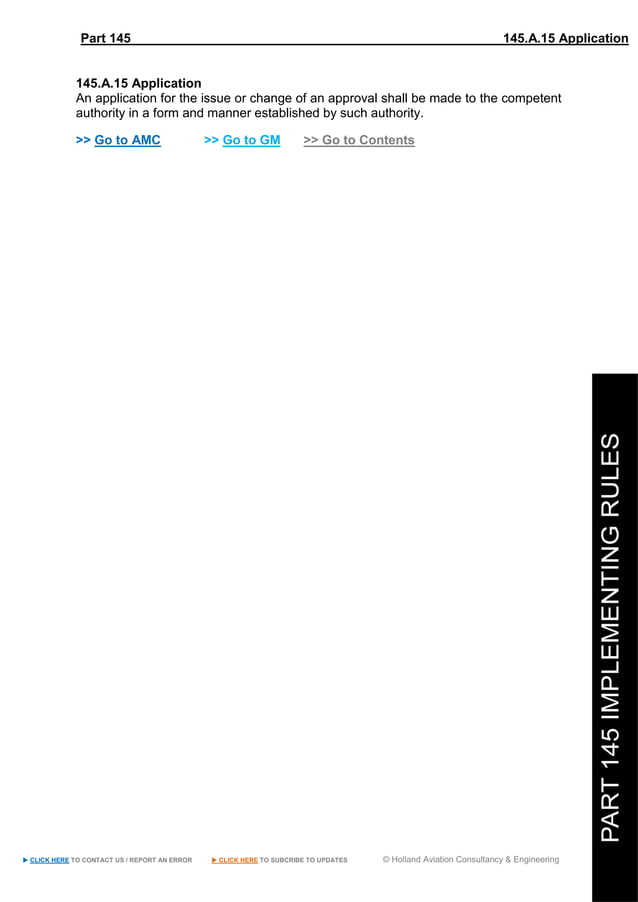 Easa e regulations part-145 | PDF | Aviation Industry | Industries