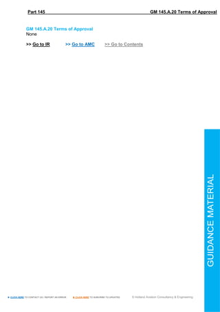 Easa e regulations part-145 | PDF