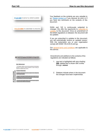 Easa e regulations part-145 | PDF