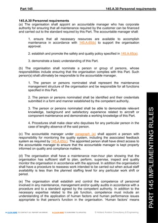 Easa e regulations part-145 | PDF