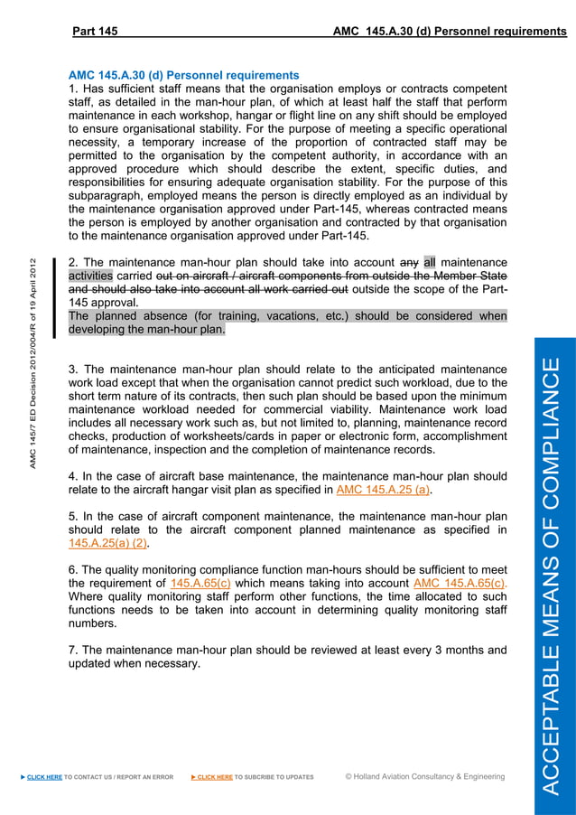 Easa e regulations part-145 | PDF | Aviation Industry | Industries
