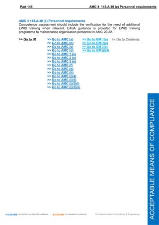 Easa e regulations part-145 | PDF