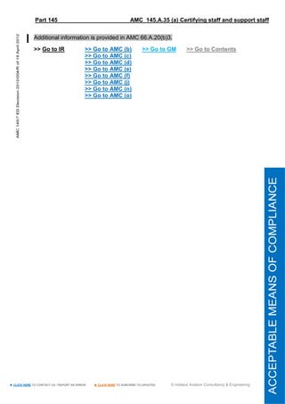 Easa e regulations part-145 | PDF