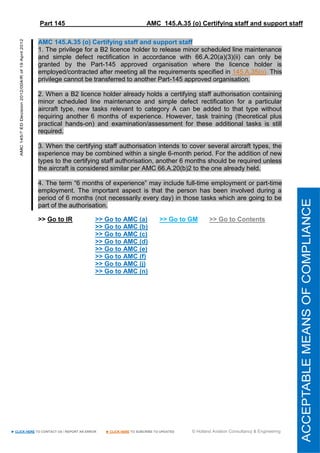 Easa e regulations part-145 | PDF