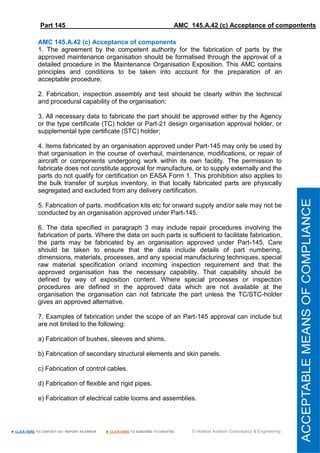 Easa e regulations part-145 | PDF