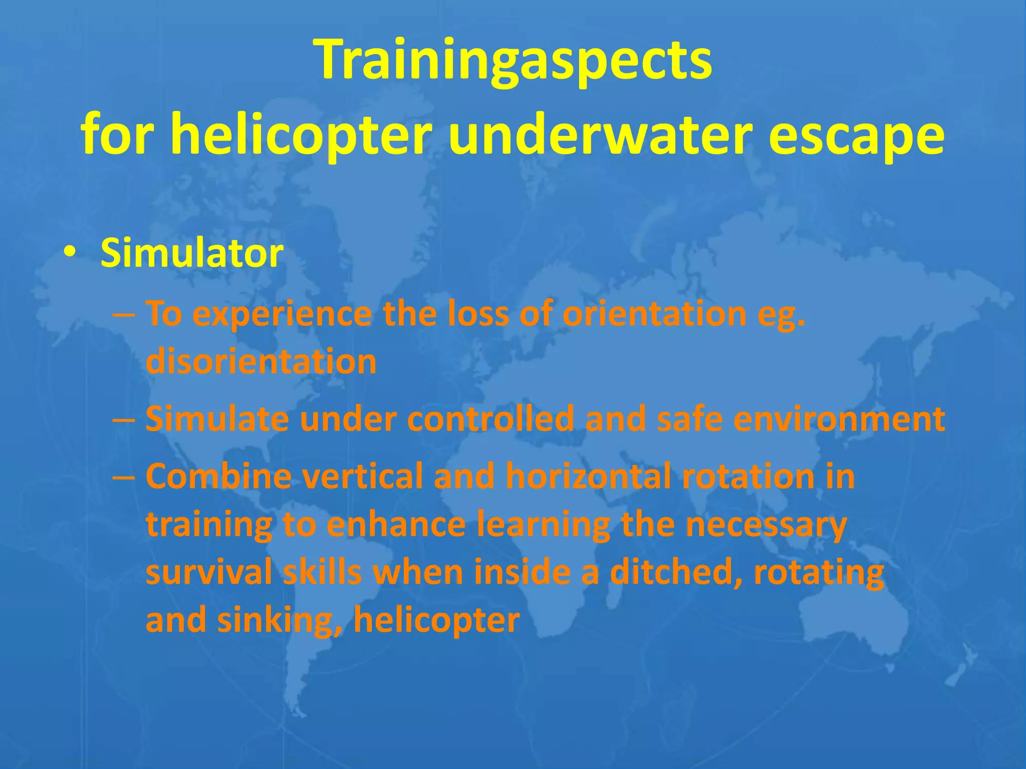 EASA helicopter design from a survival training aspect[3] | PPT | Free ...