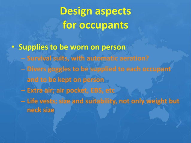 EASA helicopter design from a survival training aspect[3] | PPTX