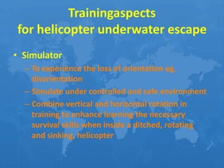EASA helicopter design from a survival training aspect[3] | PPTX