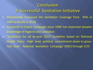 Objectives and Plans for Achievement of MDG for Sanitation in Myanmar ...