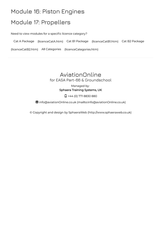 Easa part 66 syllabus | PDF