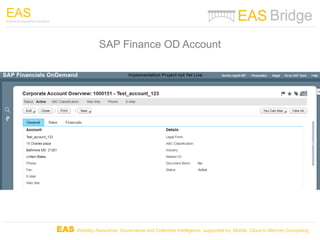 EAS Bridge - SAP Finance OD | PDF