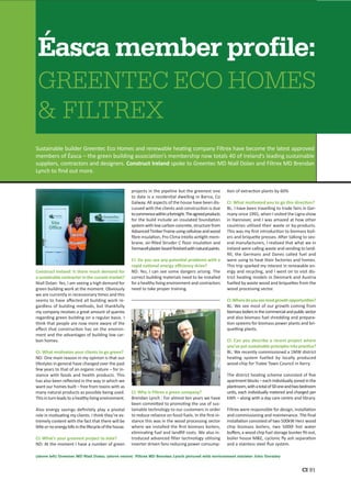 Easca profile greentec eco h omes | PDF