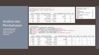 Student Performance Classification | PPTX