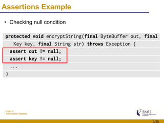 Revisiting Assert Use in GitHub Projects | PPT