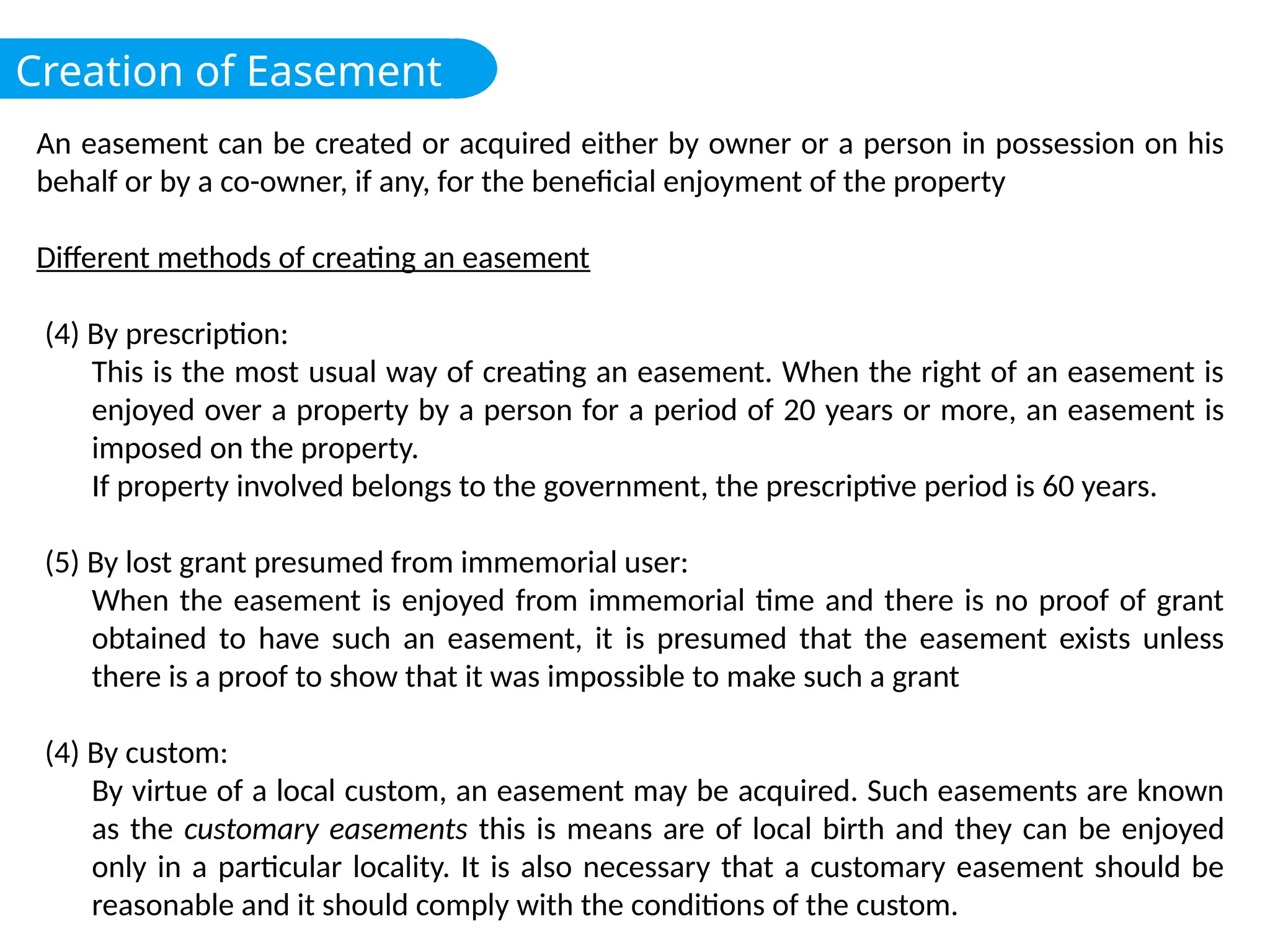 Easement for Professional Practice and Infrastructure.pptx