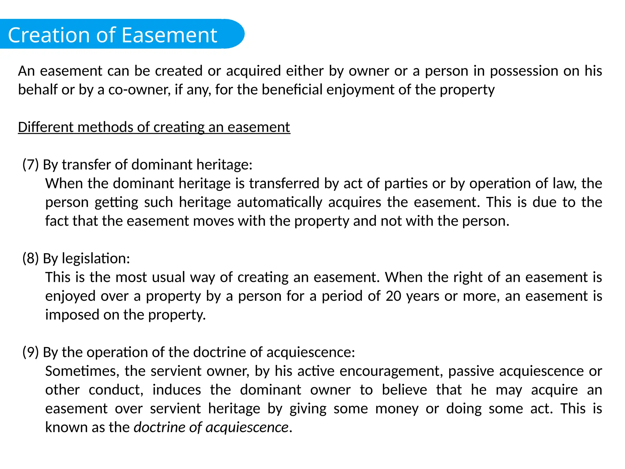 Easement for Professional Practice and Infrastructure.pptx