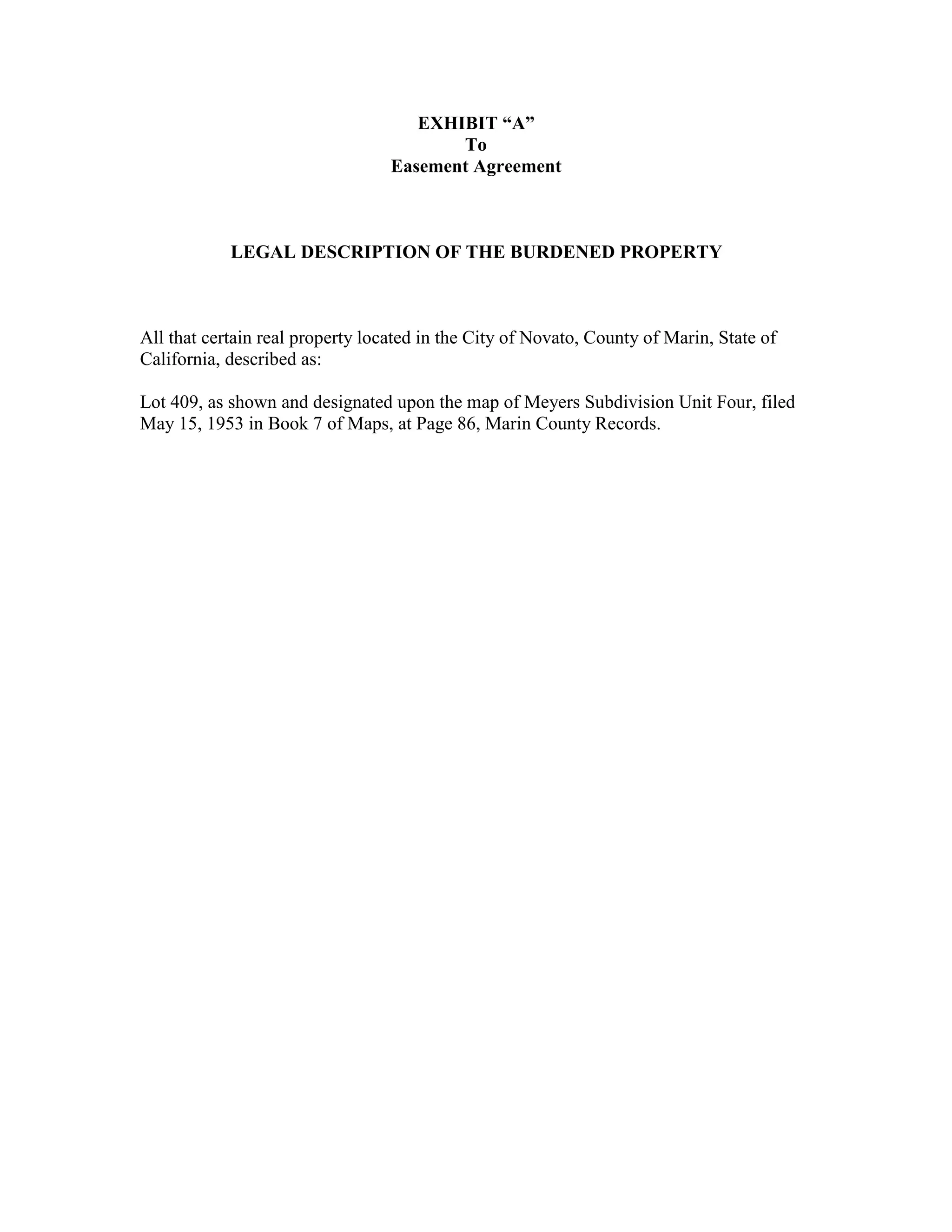 Easement Agreement | PDF