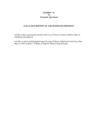 Easement Agreement | PDF