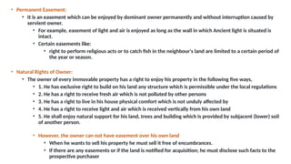 Comprehensive Guide to Easements in Property Law and Rights | PPTX
